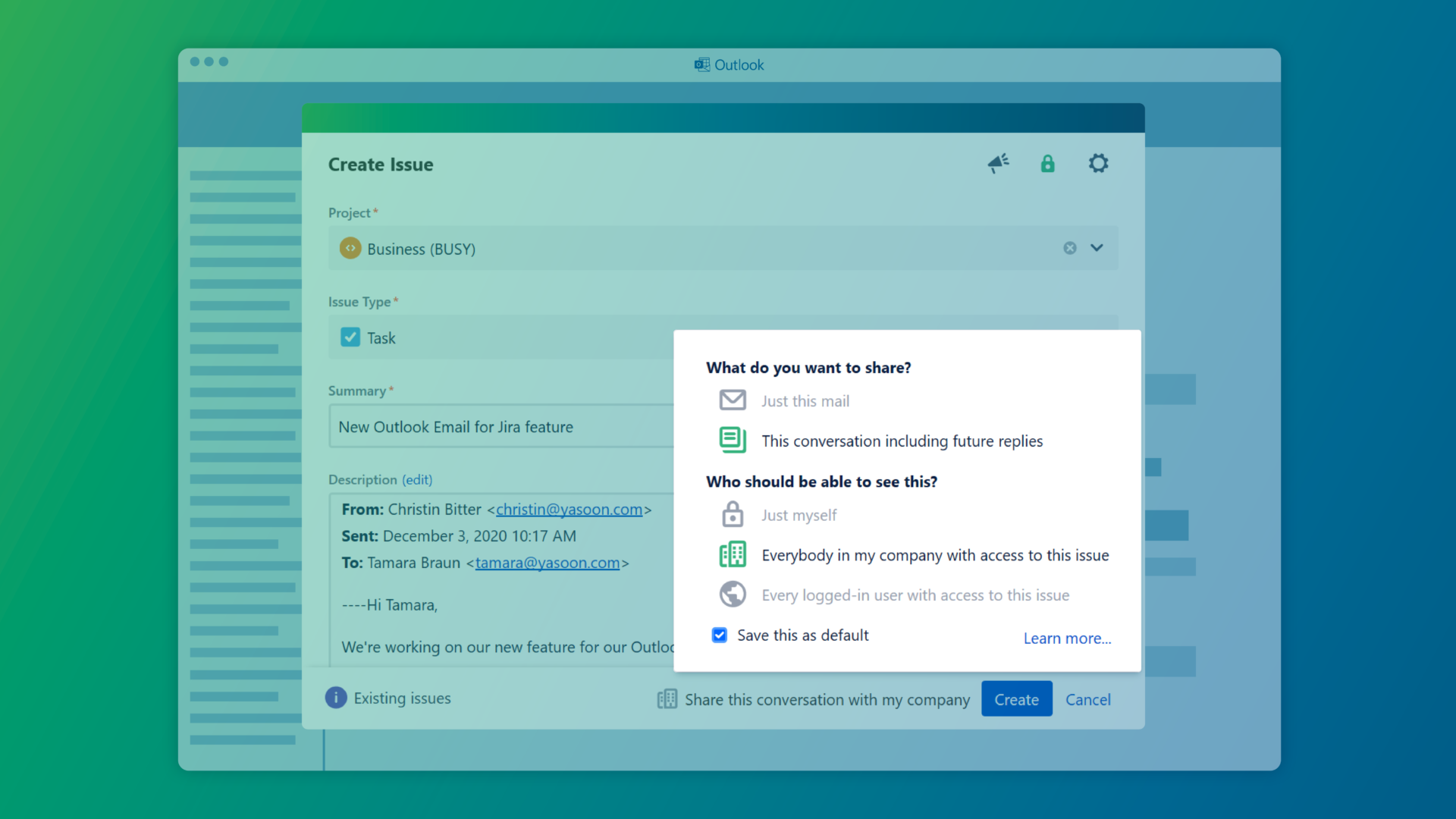 Work with your emails in Jira - yasoon