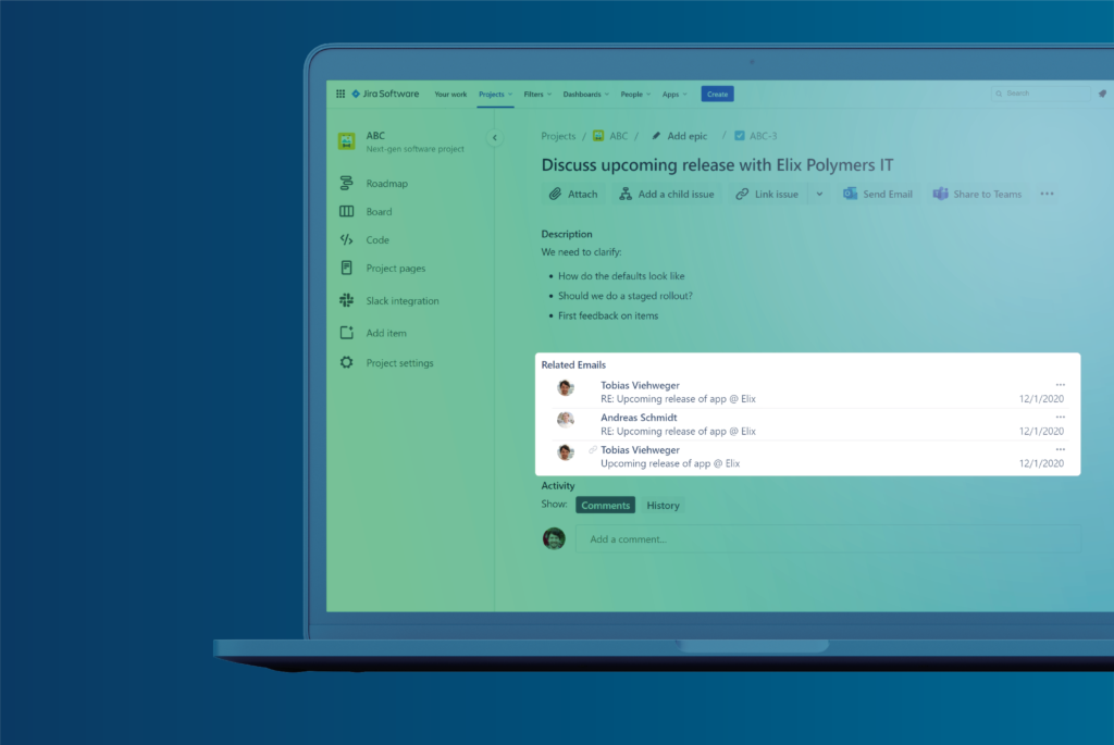 Work with your emails in Jira - yasoon